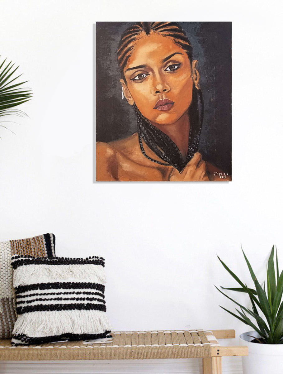 SHURUBE Canvas Oil Painting – SKADMAS